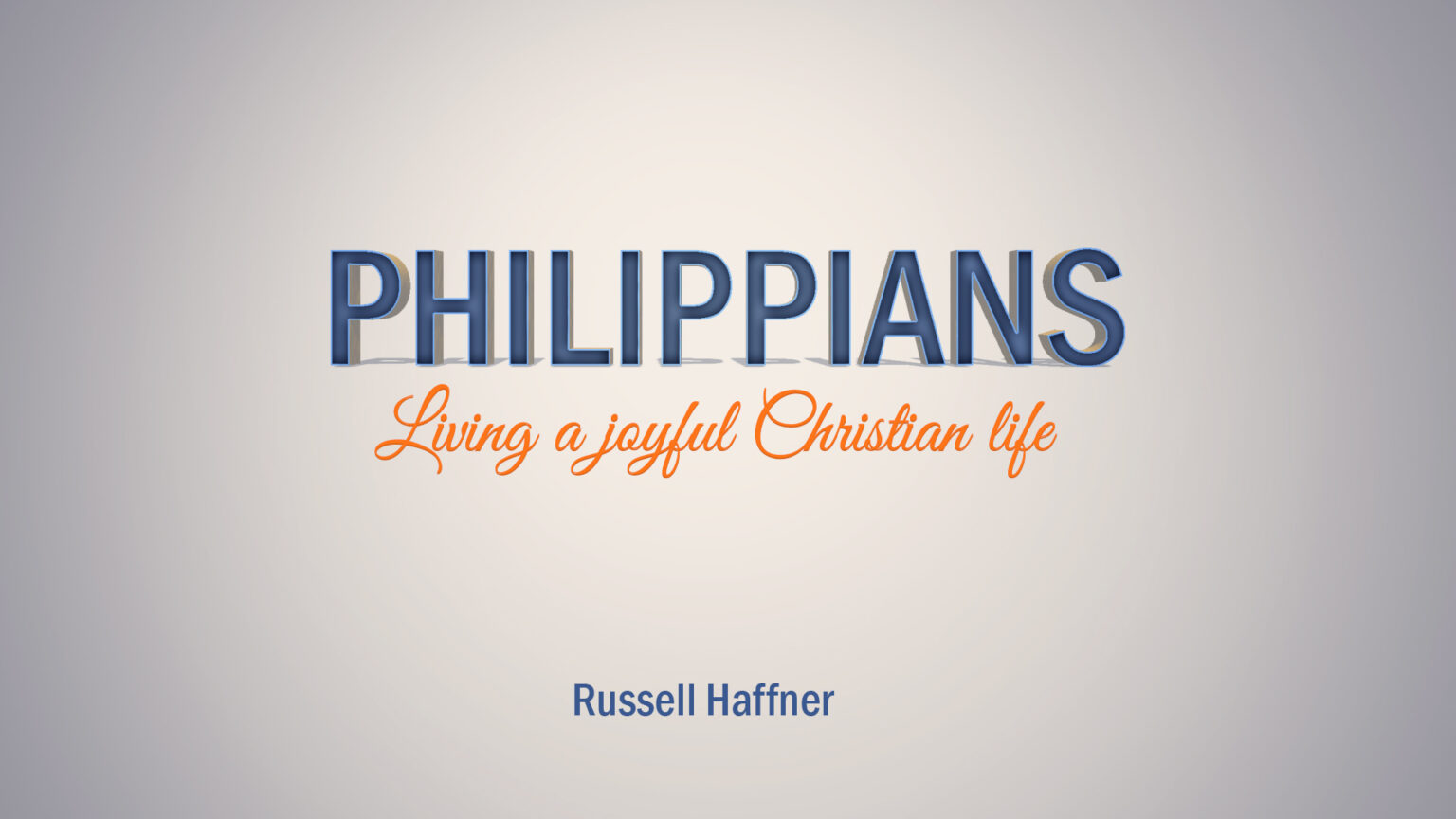 Philippians - WVBS Online Bible School